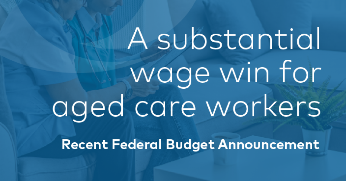 A substantial wage win for aged care workers • Cowell Clarke Commercial ...